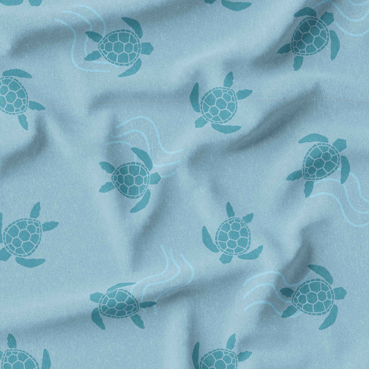 Boho Sea Turtles Fabric - Woven & Knit – Melco Fabrics