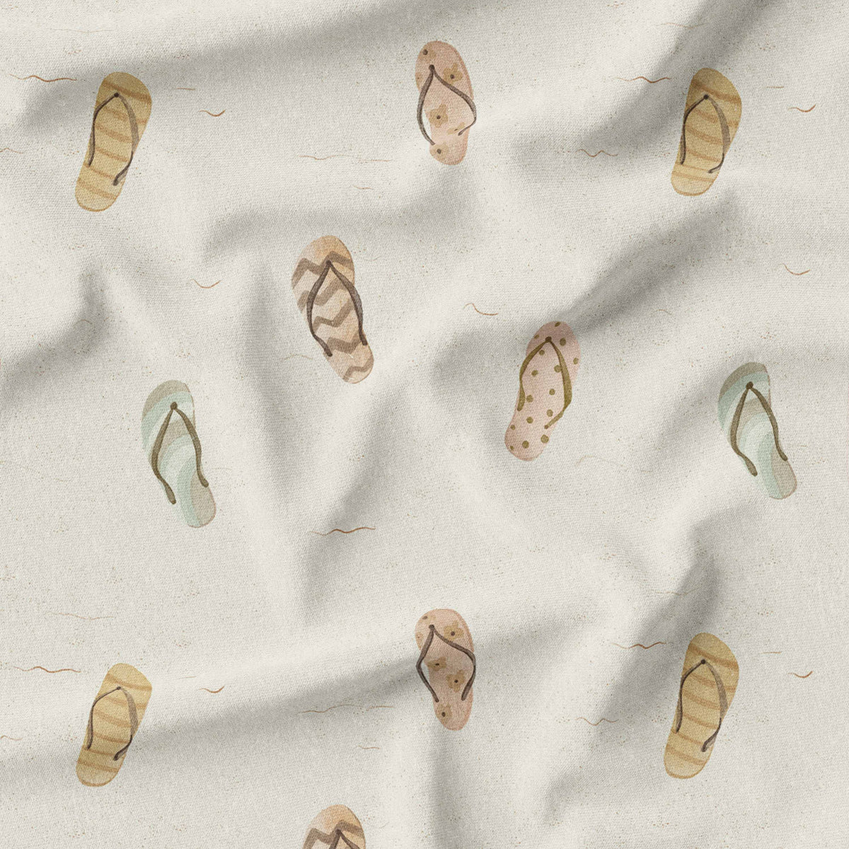 Australian Made Fabric - Beach Flip Flop Fabric – Melco Fabrics