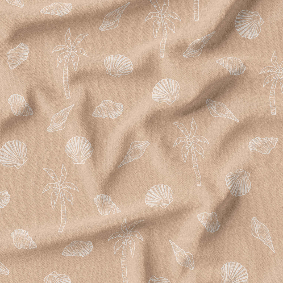 Boho Sea Shells Fabric - Woven & Knit – Melco Fabrics