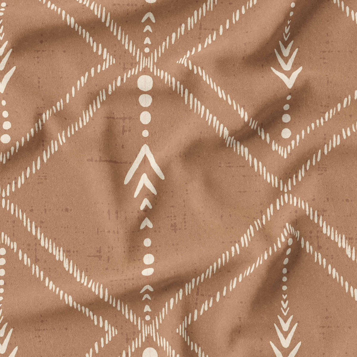 Tribal Brown Fabric - Shop Online Australia – Melco Fabrics
