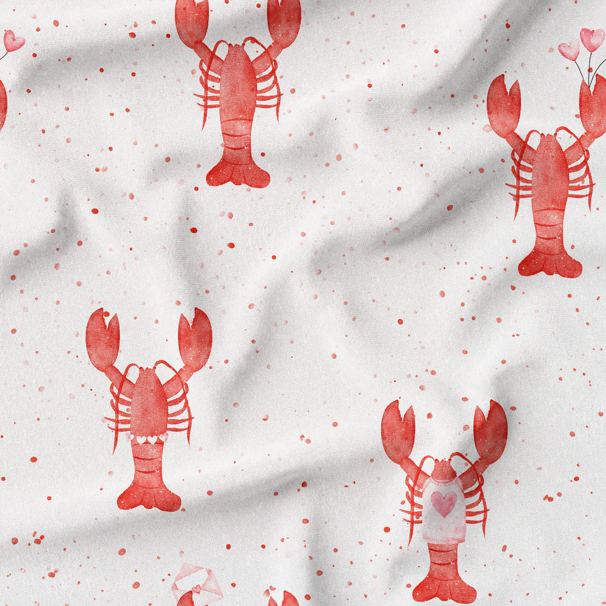 Lobster Love Boho Print – Melco Fabrics