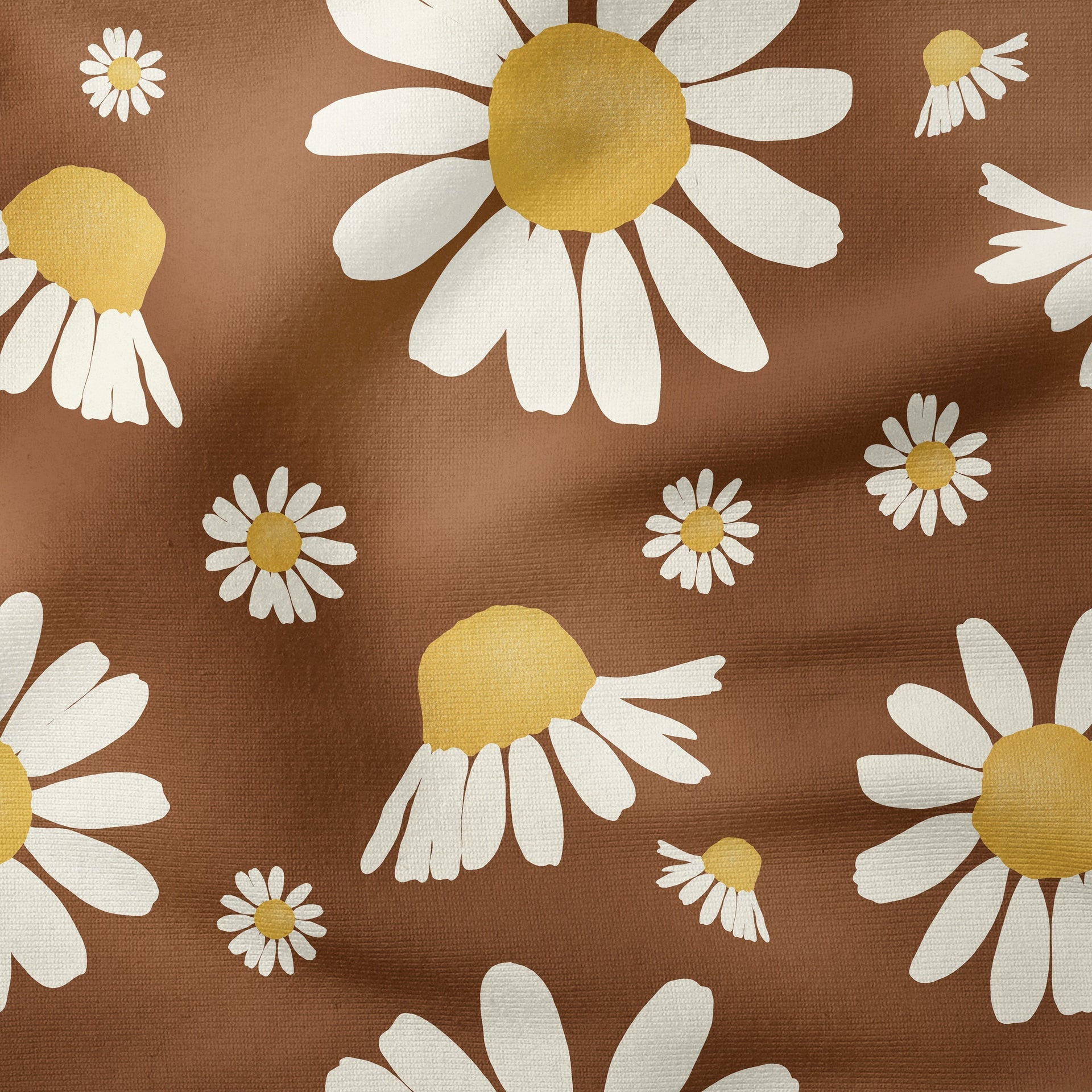 Daisies Fabric Online - Custom Printed Fabric Australia – Melco Fabrics