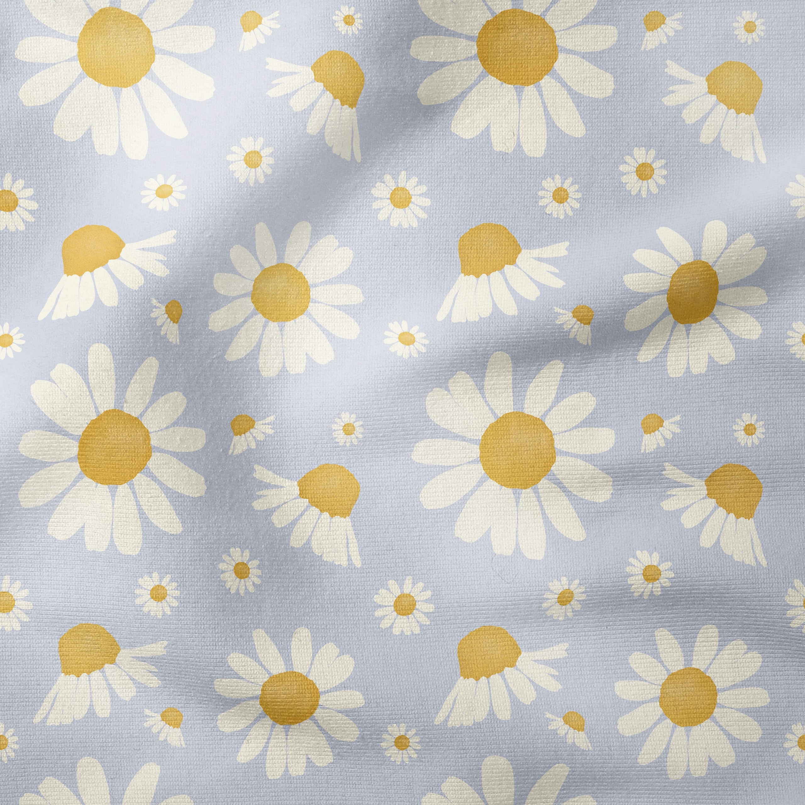 Daisies Fabric Online - Custom Printed Fabric Australia – Melco Fabrics