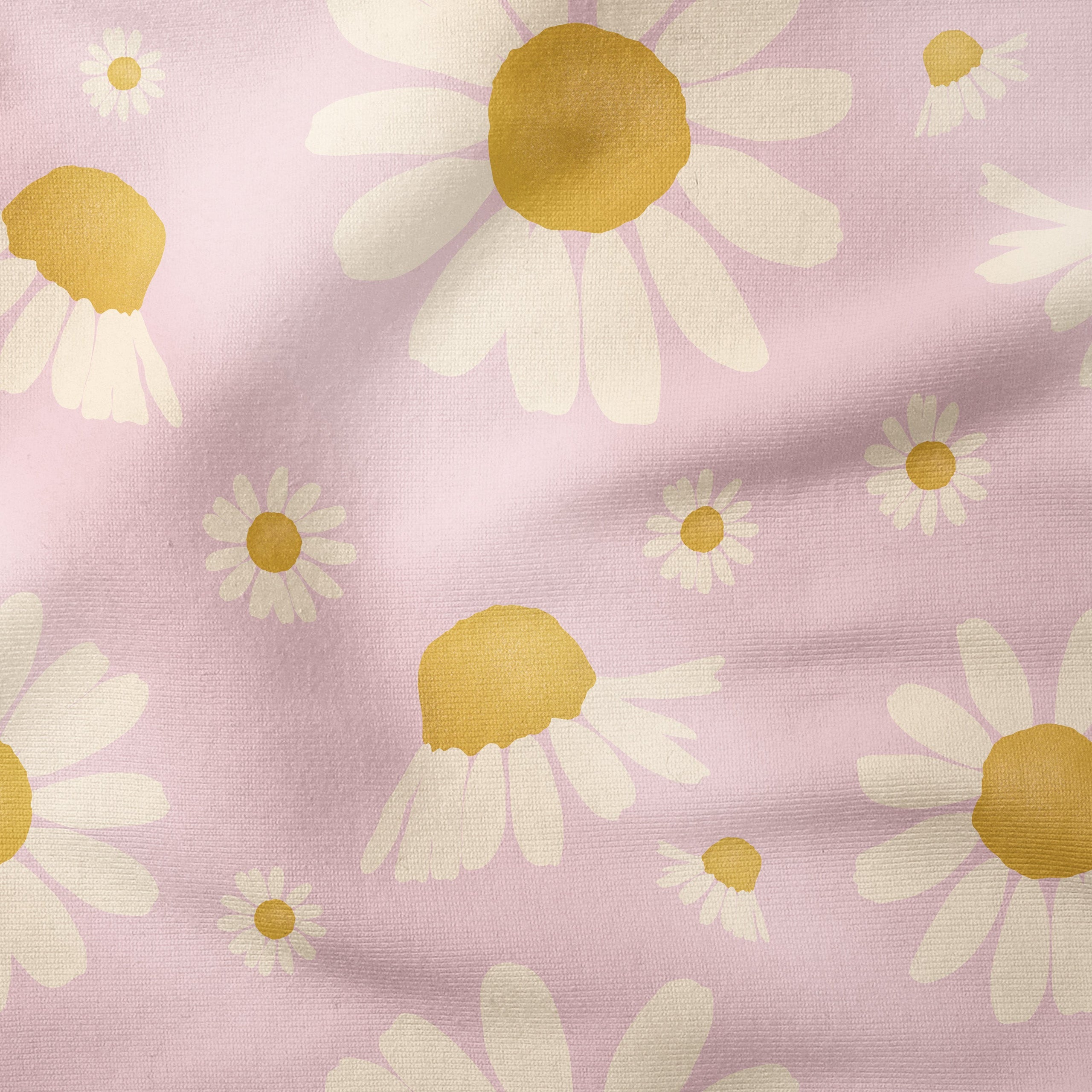 Daisies Fabric Online - Custom Printed Fabric Australia – Melco Fabrics