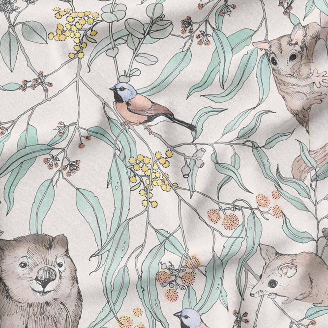 SHOP - Australian Wombat Fabric Online | Woven and Knits – Melco Fabrics