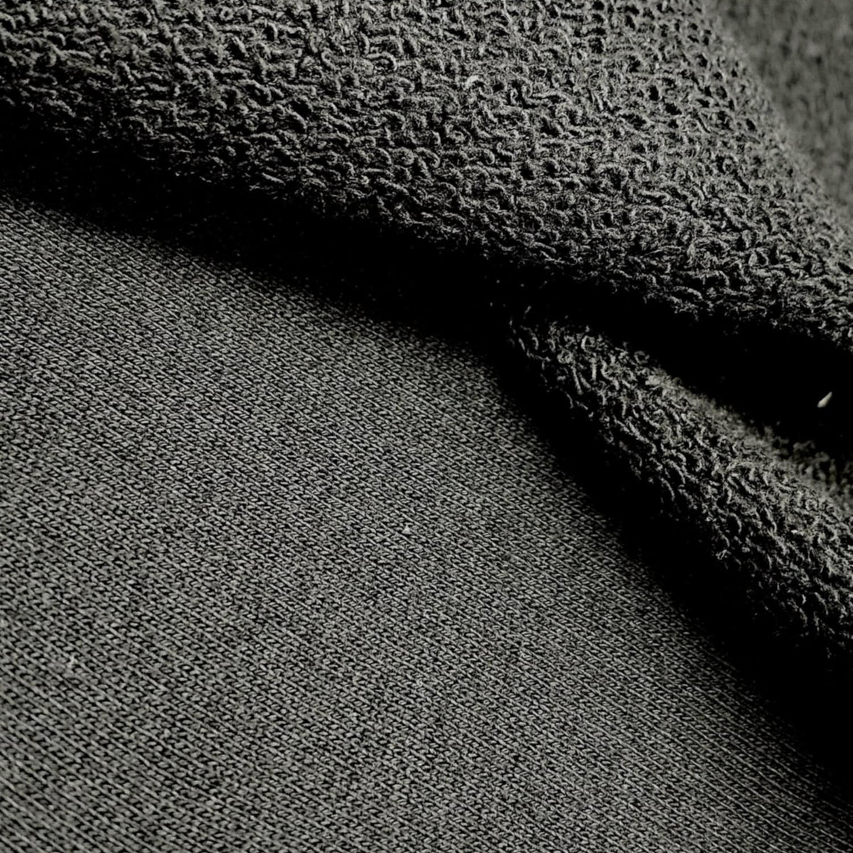 Charcoal Grey - Hi-Loop French Terry - Australian Made Fabrics – Melco ...