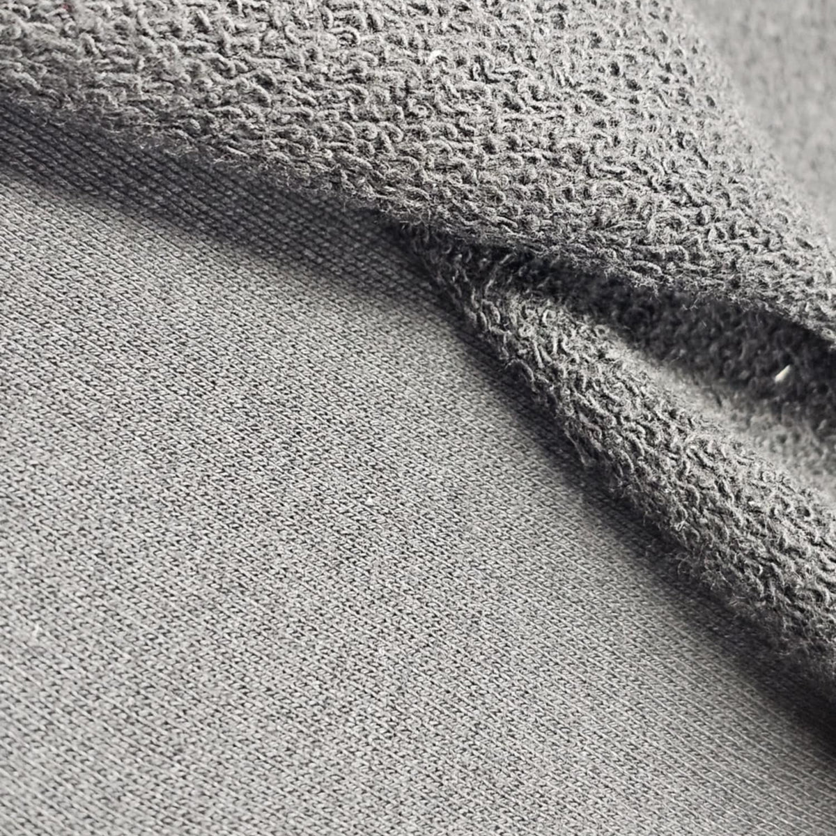 Charcoal Grey - Hi-Loop French Terry - Australian Made Fabrics – Melco ...