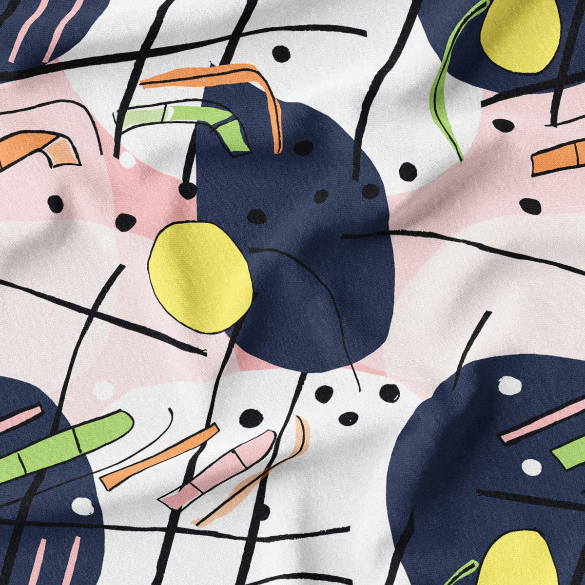 Geometric Abstract Fabric - Printed in Australia – Melco Fabrics