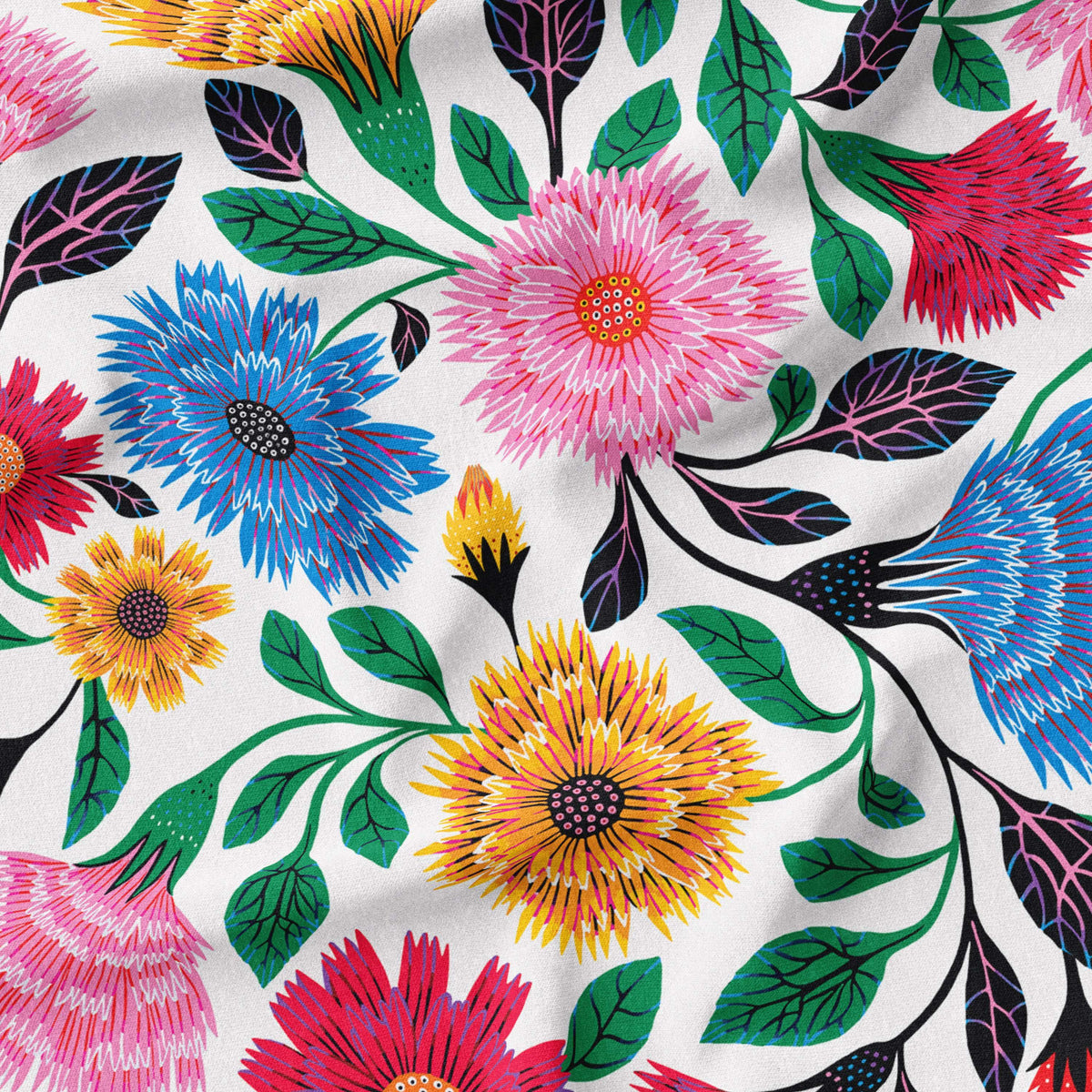 BUY Summer Bright Floral Fabric | Online Shop Australia – Melco Fabrics