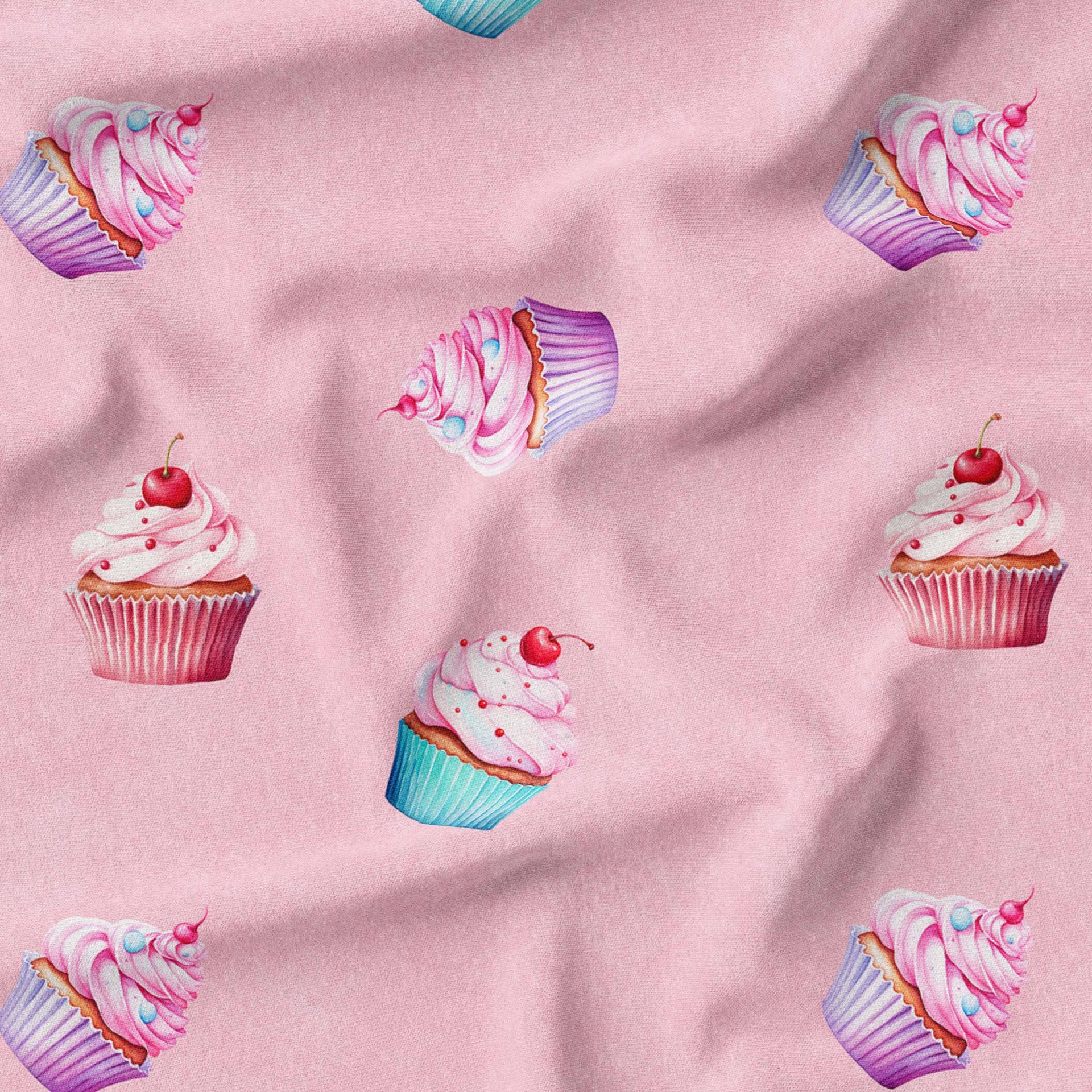 Cute Cupcake Fabric - Woven & Knit – Melco Fabrics