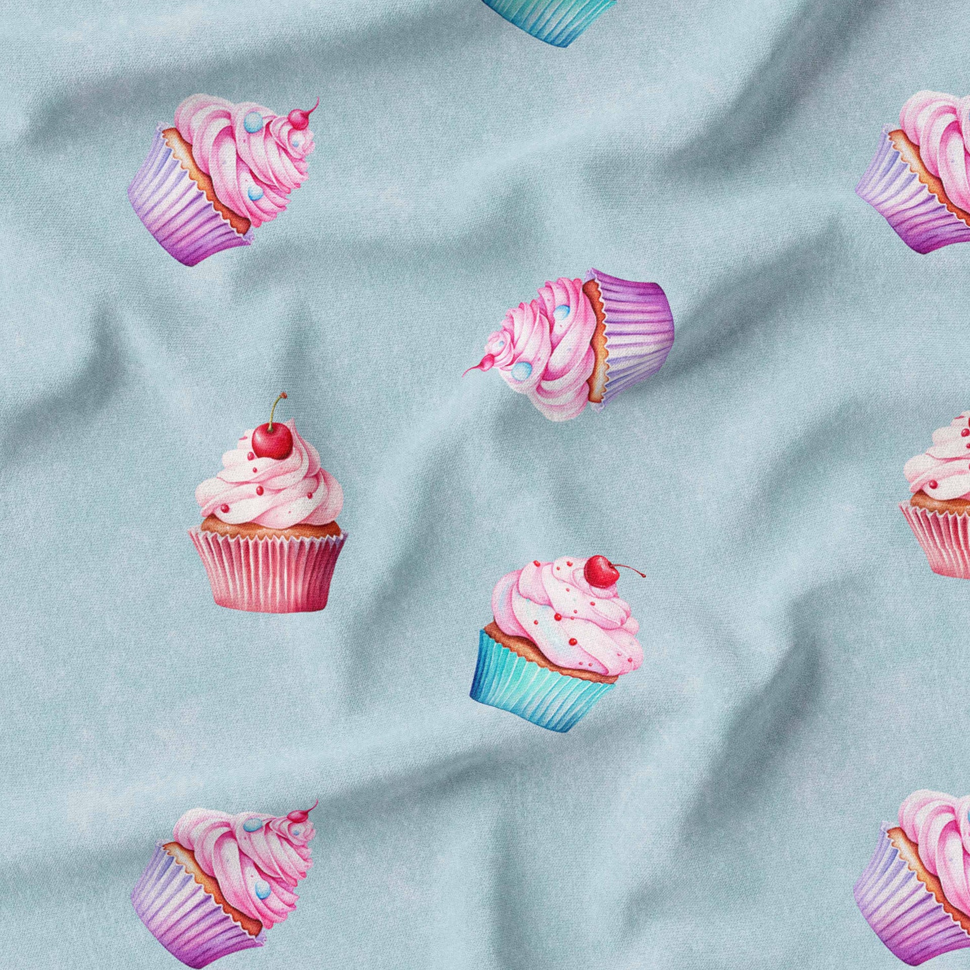 Cute Cupcake Fabric - Woven & Knit – Melco Fabrics