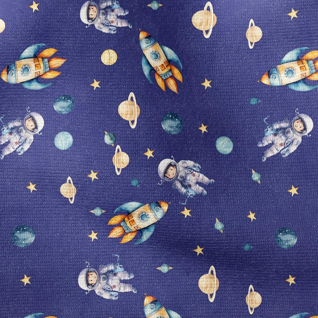Space Kid Watercolour Fabric – Melco Fabrics