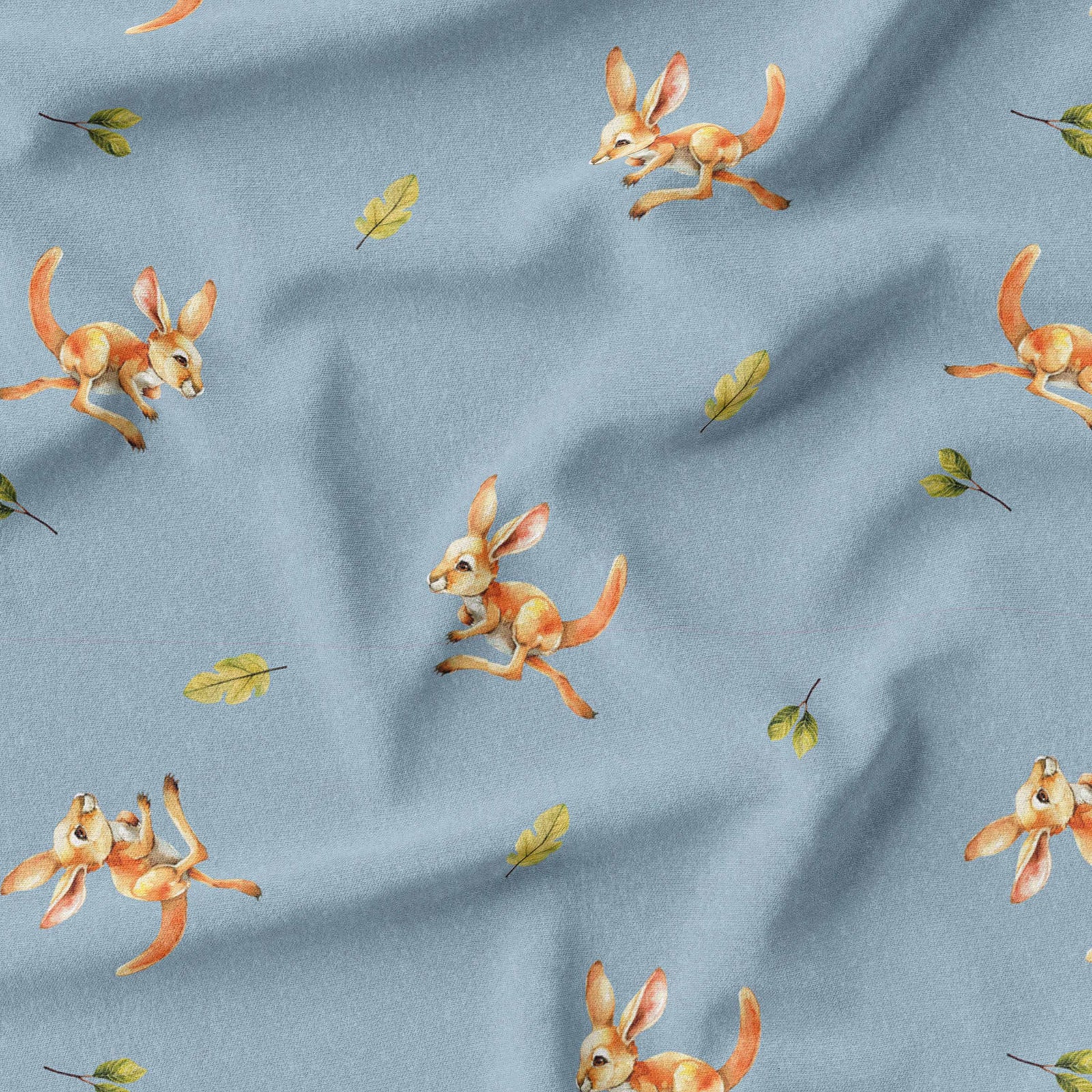 Cute kangaroo Fabric Online Australia – Melco Fabrics