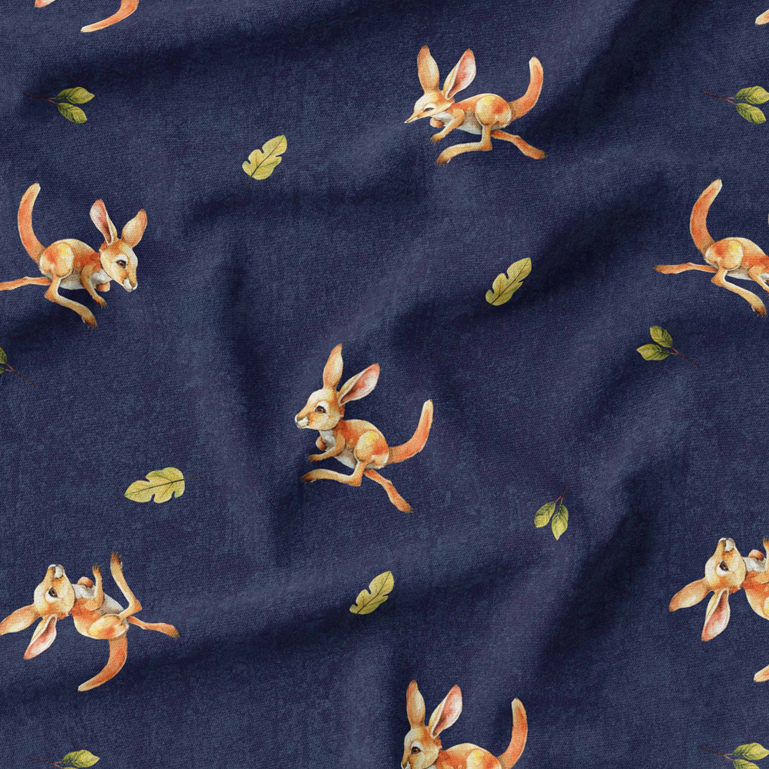 Cute kangaroo Fabric Online Australia – Melco Fabrics
