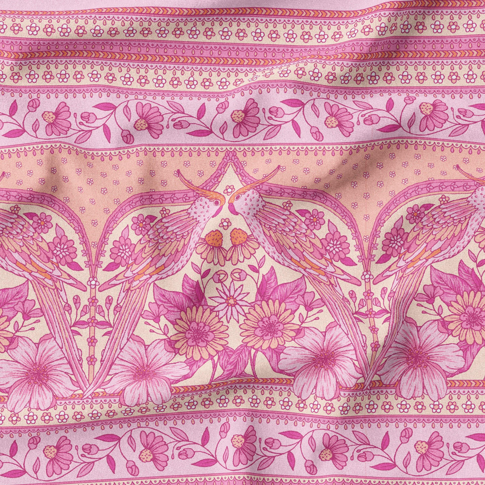Bohemian Designer Border Print Fabrics - Ethical & Custom | Melco ...